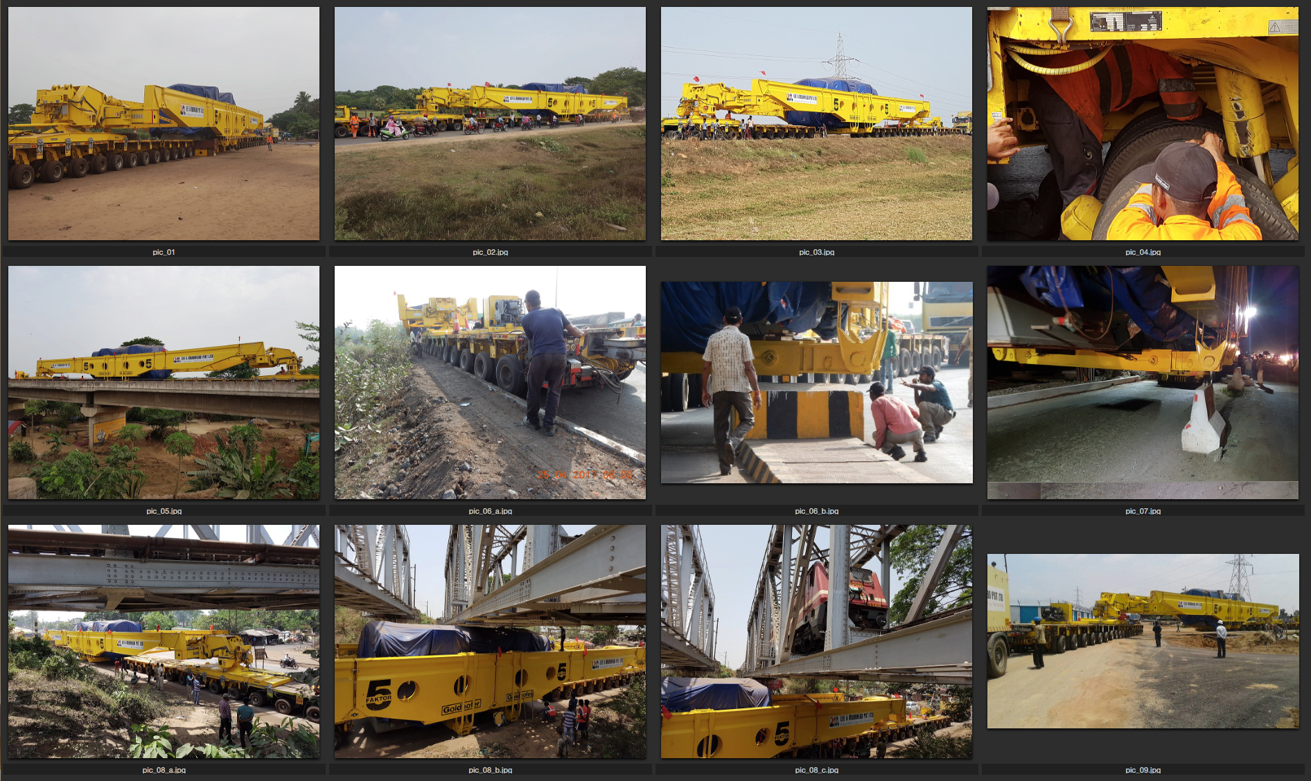 Goldhofer’s »Faktor 5« high girder bridge Transport operation in India ...